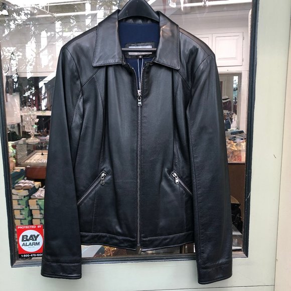 Remy Leather | Jackets & Coats | Remy Black Genuine Leather Classic ...